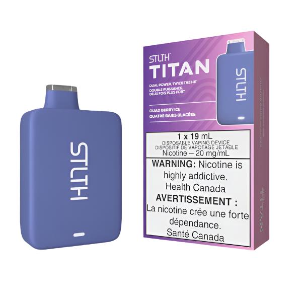 STLTH Titan Disposable Quad Berry Ice 10000 Puffs 20mg – 89 Vape Shop